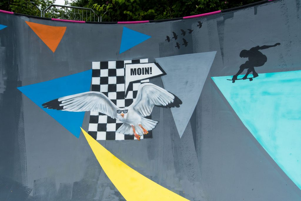 Graffiti im Pool - Skatepark Streetart vom Feinsten.